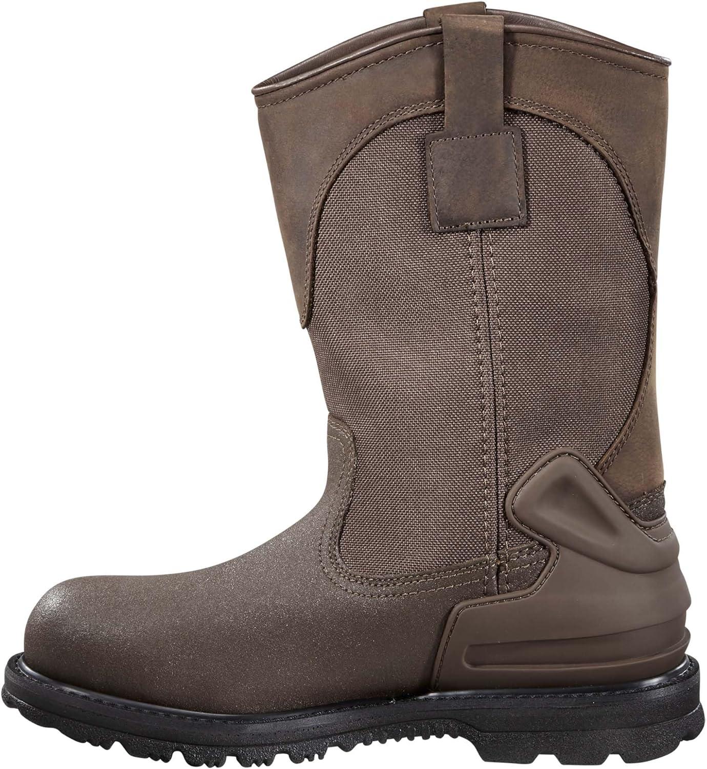 Carhartt Men’s Heritage 11″ Waterproof Steel Toe Wellington Pull-On ...