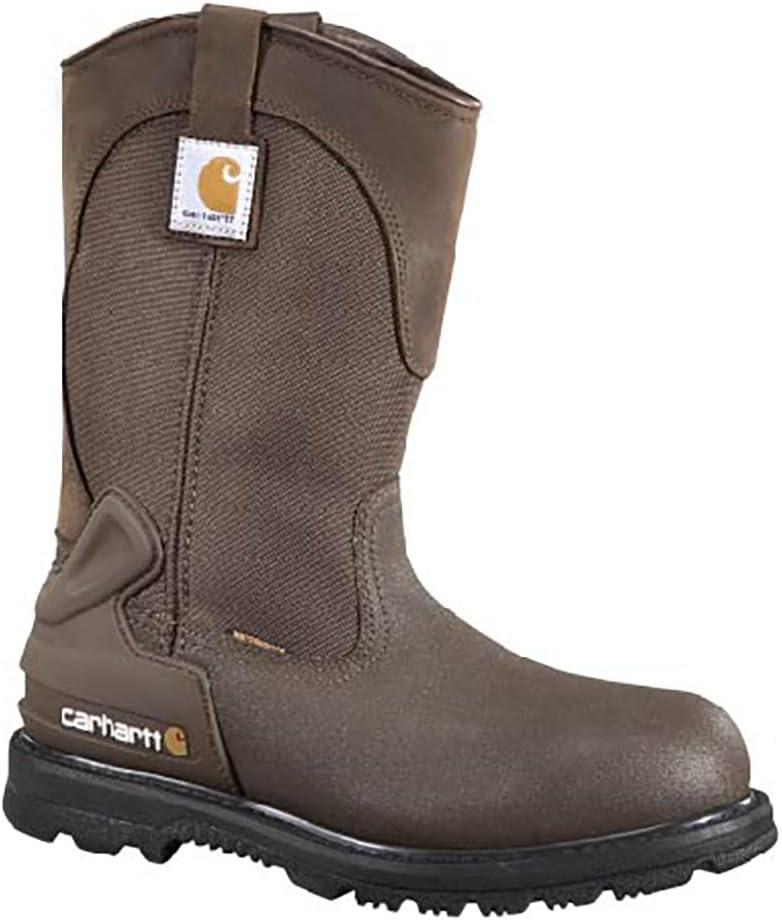 Carhartt Men’s Heritage 11″ Waterproof Steel Toe Wellington Pull-On ...